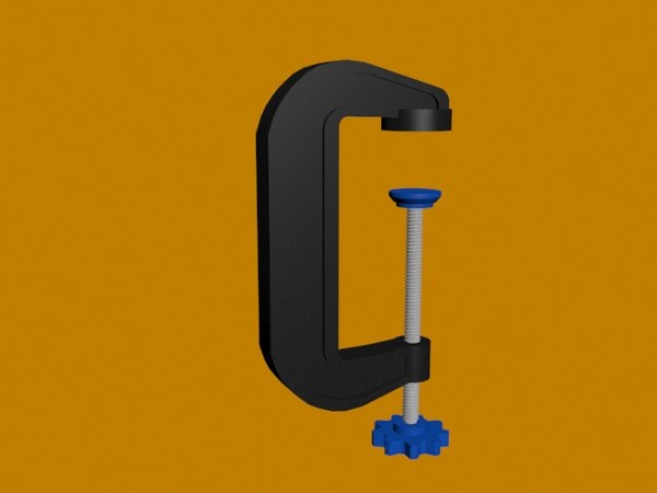 3D g clamp model - TurboSquid 1353243