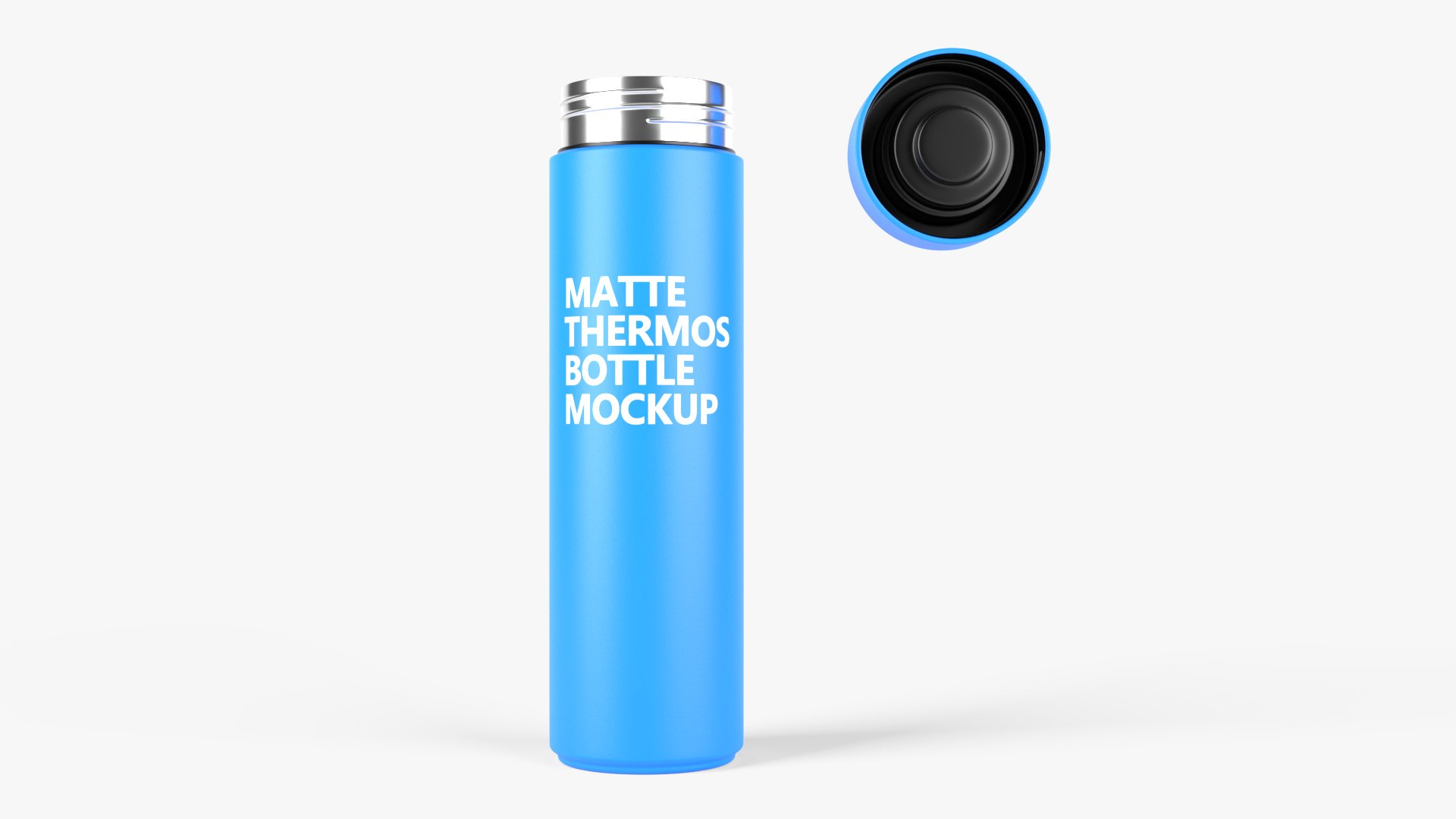 3D Matte Thermos Bottle Model - TurboSquid 1839437
