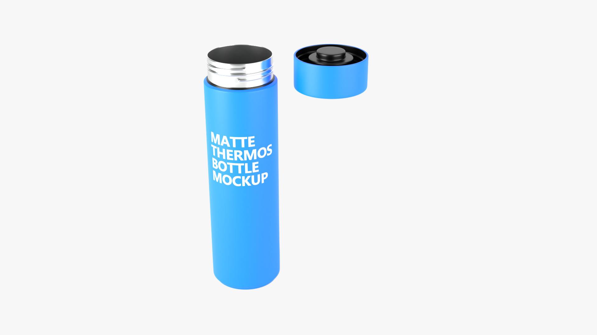 3D Matte Thermos Bottle Model - TurboSquid 1839437