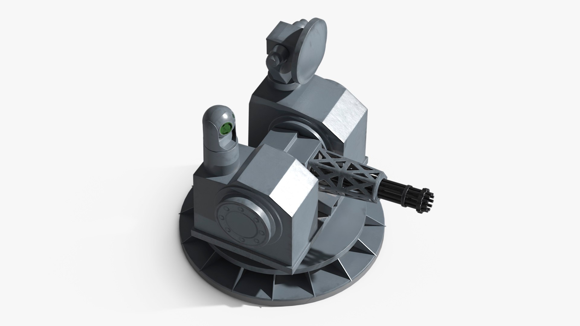 Type 1130 11-Barrel 30mm CIWS 3D Model - TurboSquid 2362536