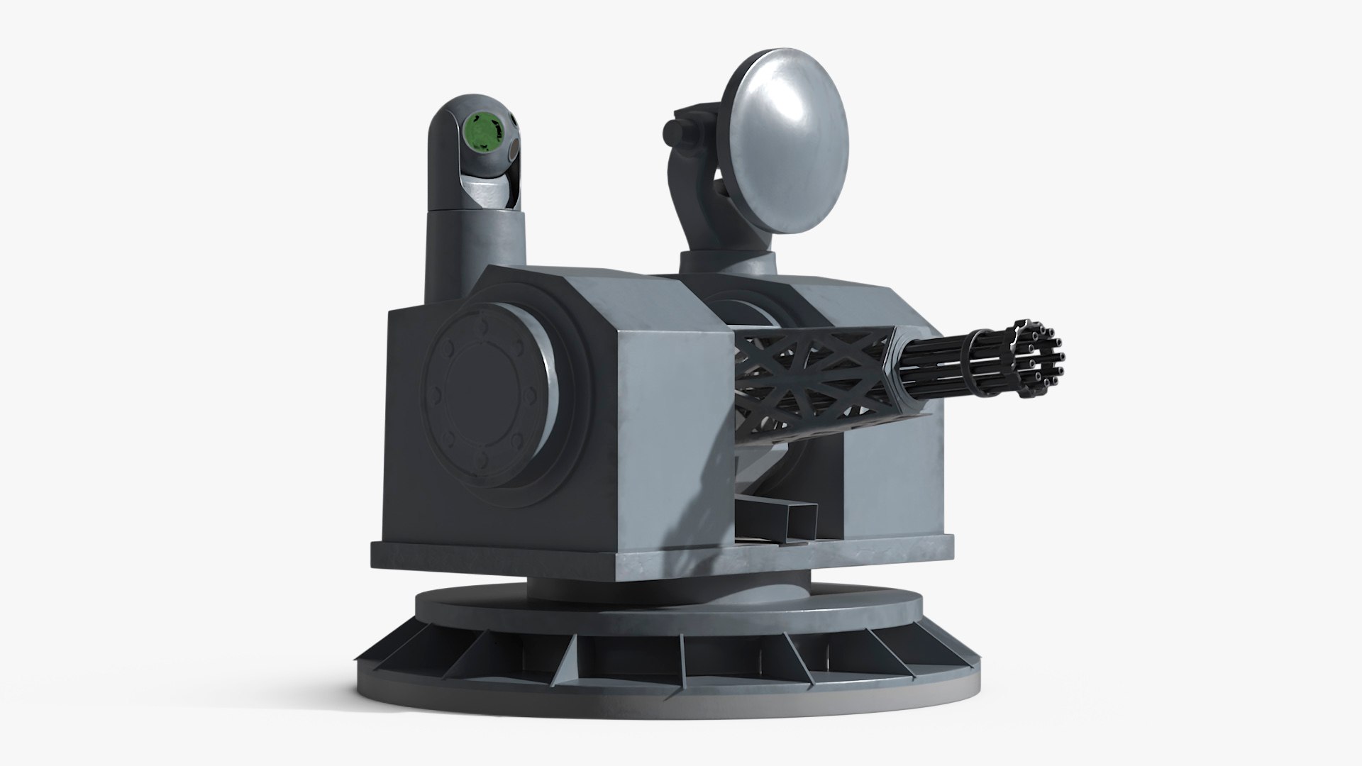 Type 1130 11-Barrel 30mm CIWS 3D Model - TurboSquid 2362536