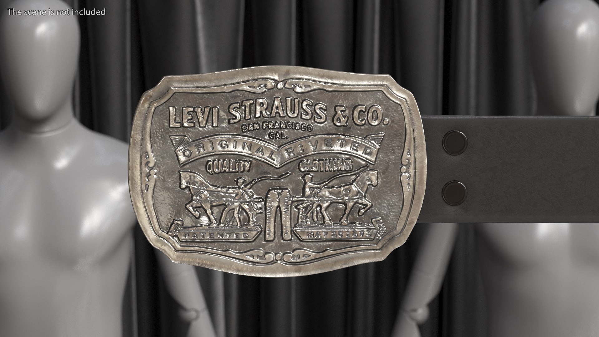 3D Leather Belt Levi Strauss model - TurboSquid 2040280