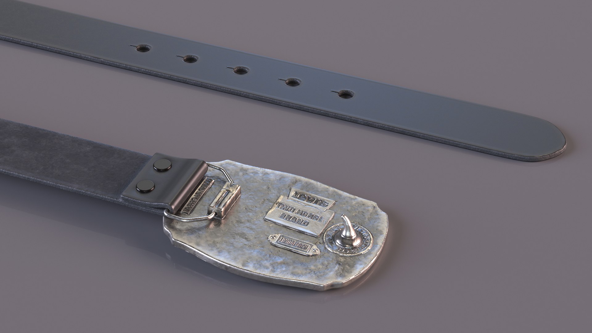 3D Leather Belt Levi Strauss model - TurboSquid 2040280