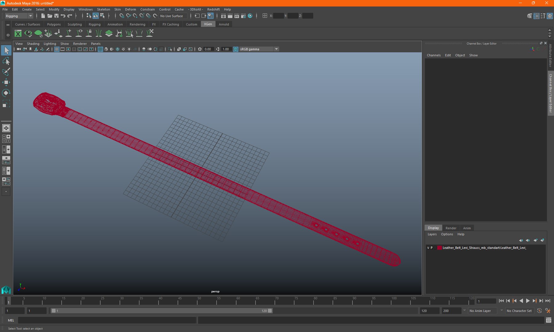 3D Leather Belt Levi Strauss model - TurboSquid 2040280