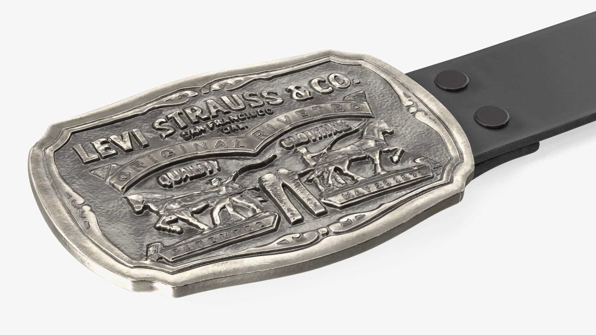 3D Leather Belt Levi Strauss model - TurboSquid 2040280