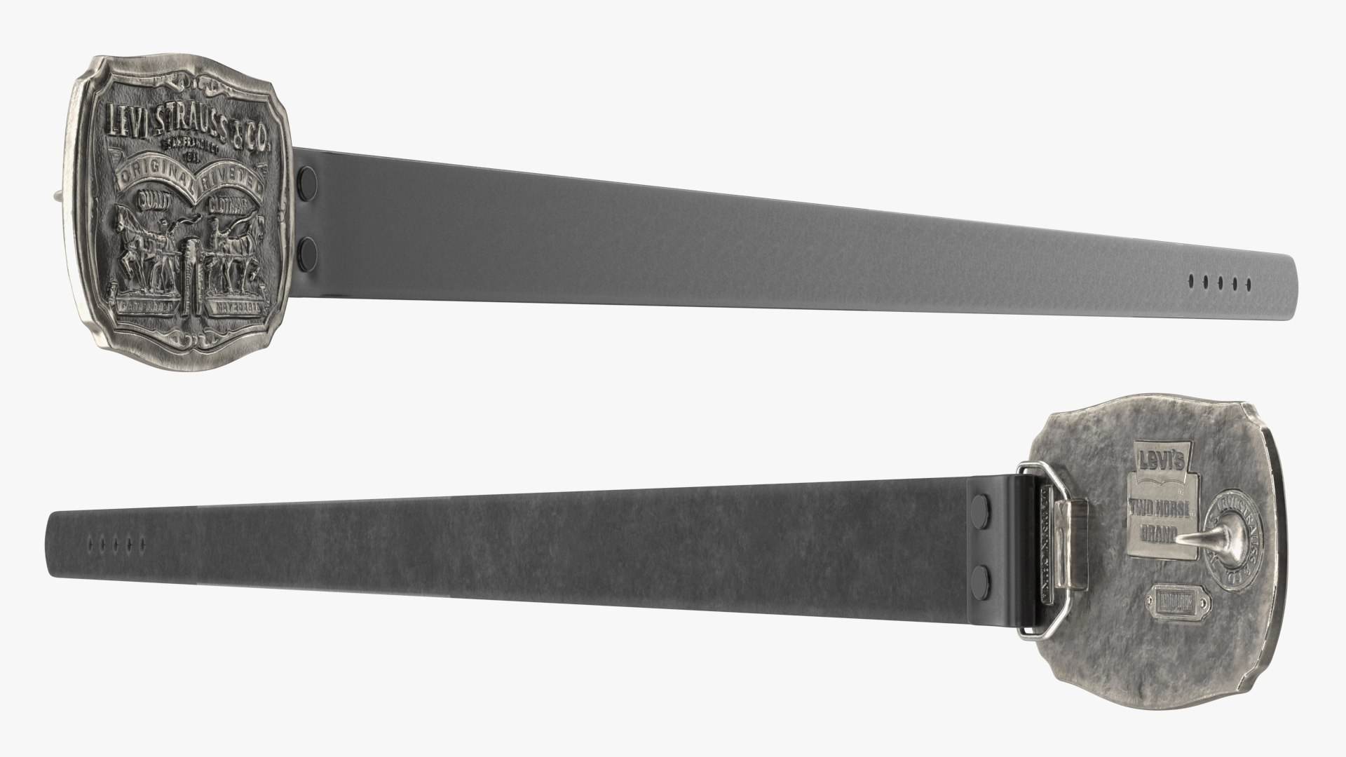 3D Leather Belt Levi Strauss model - TurboSquid 2040280