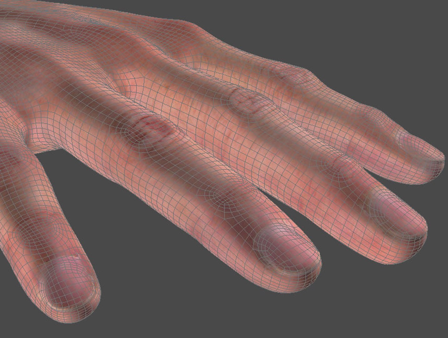 3d Hand Shader Sss
