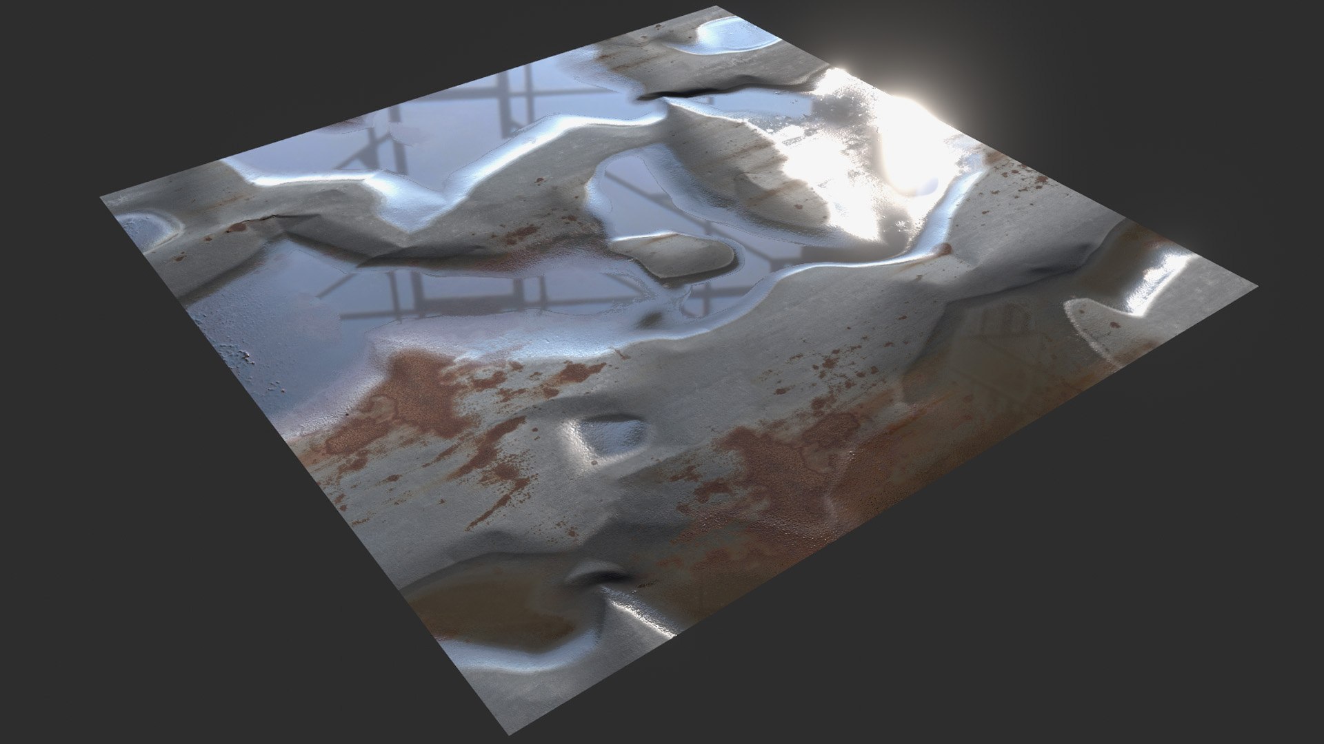 3D Rain Water Rusted Metal 2k 4k Textures Model - TurboSquid 2512082