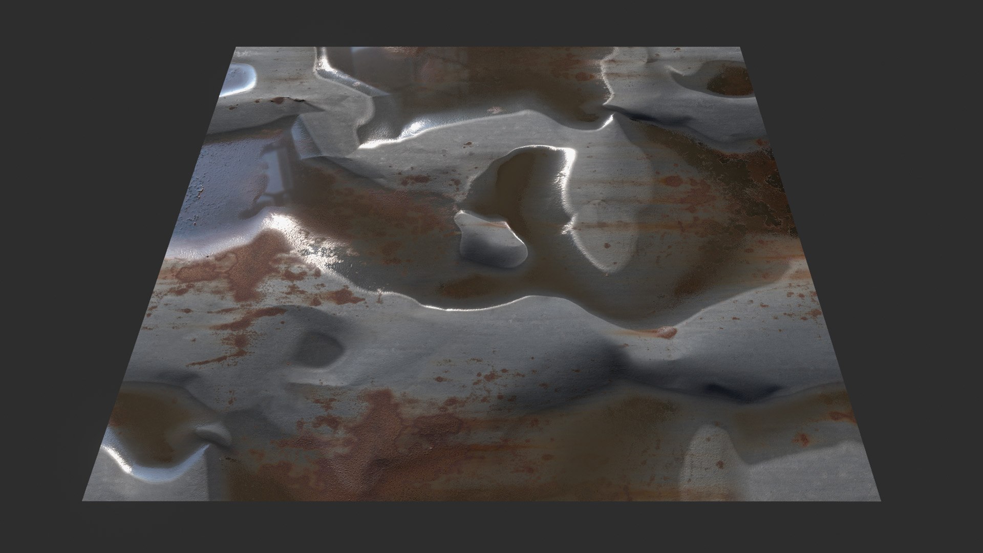 3D Rain Water Rusted Metal 2k 4k Textures Model - TurboSquid 2512082