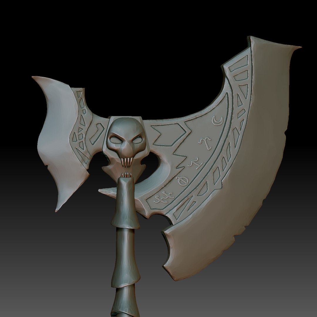 Stylized Axe 3D Model - TurboSquid 1336263