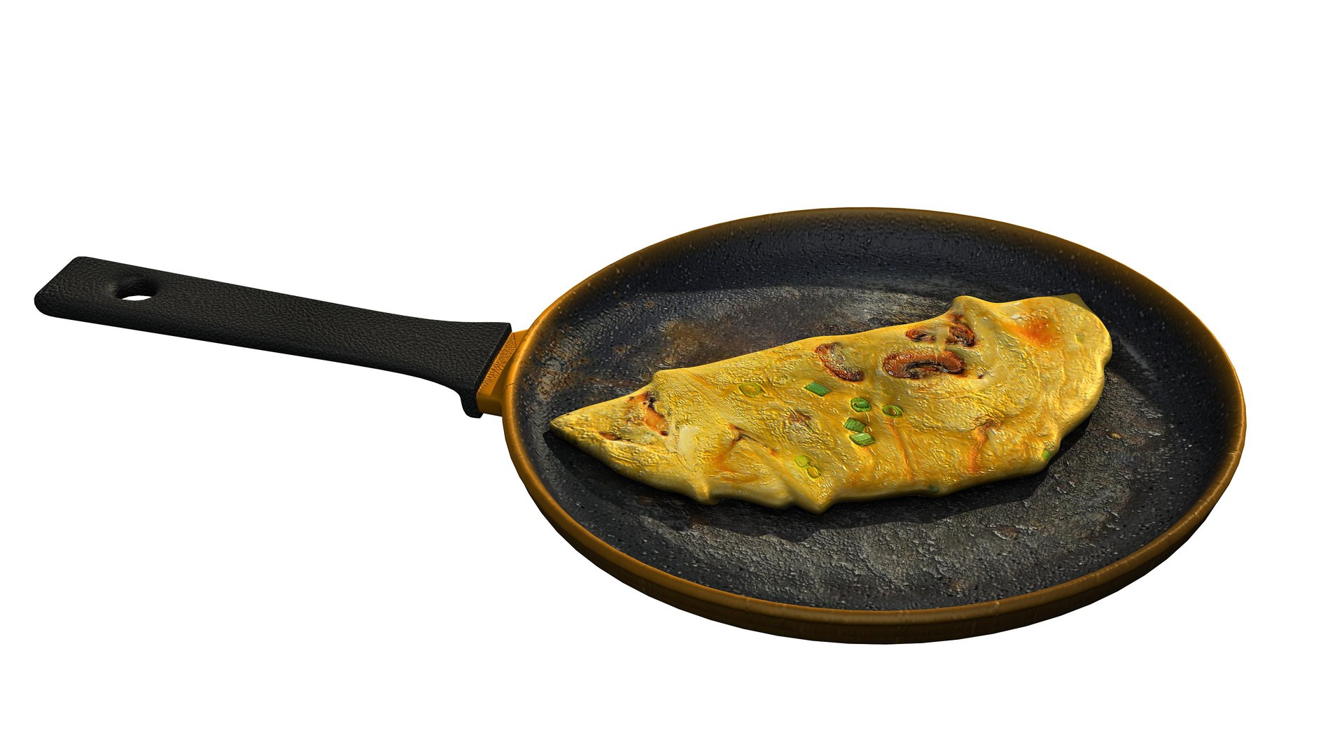 Omelette 3D Model - TurboSquid 2024980