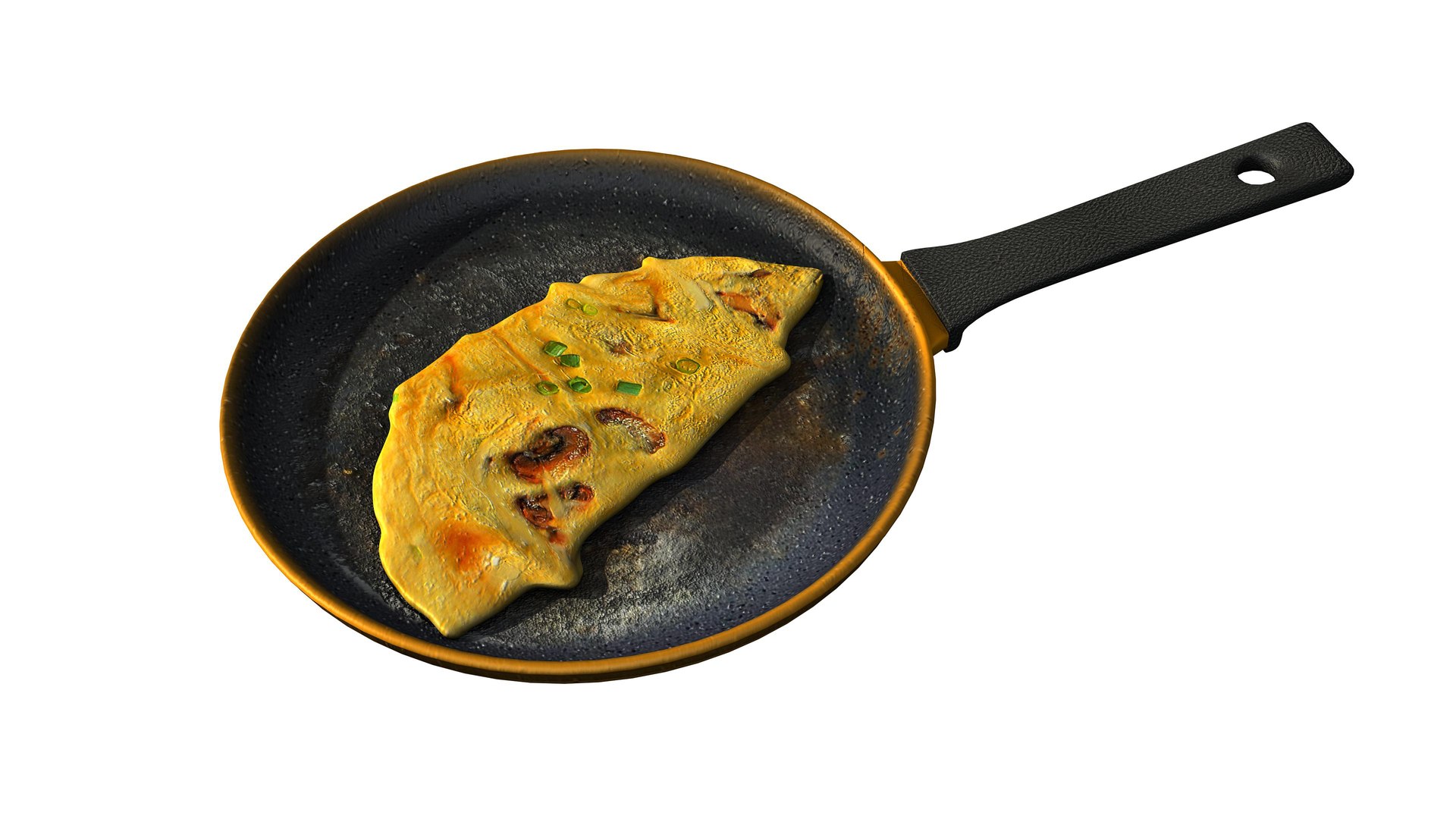 Omelette 3D Model - TurboSquid 2024980