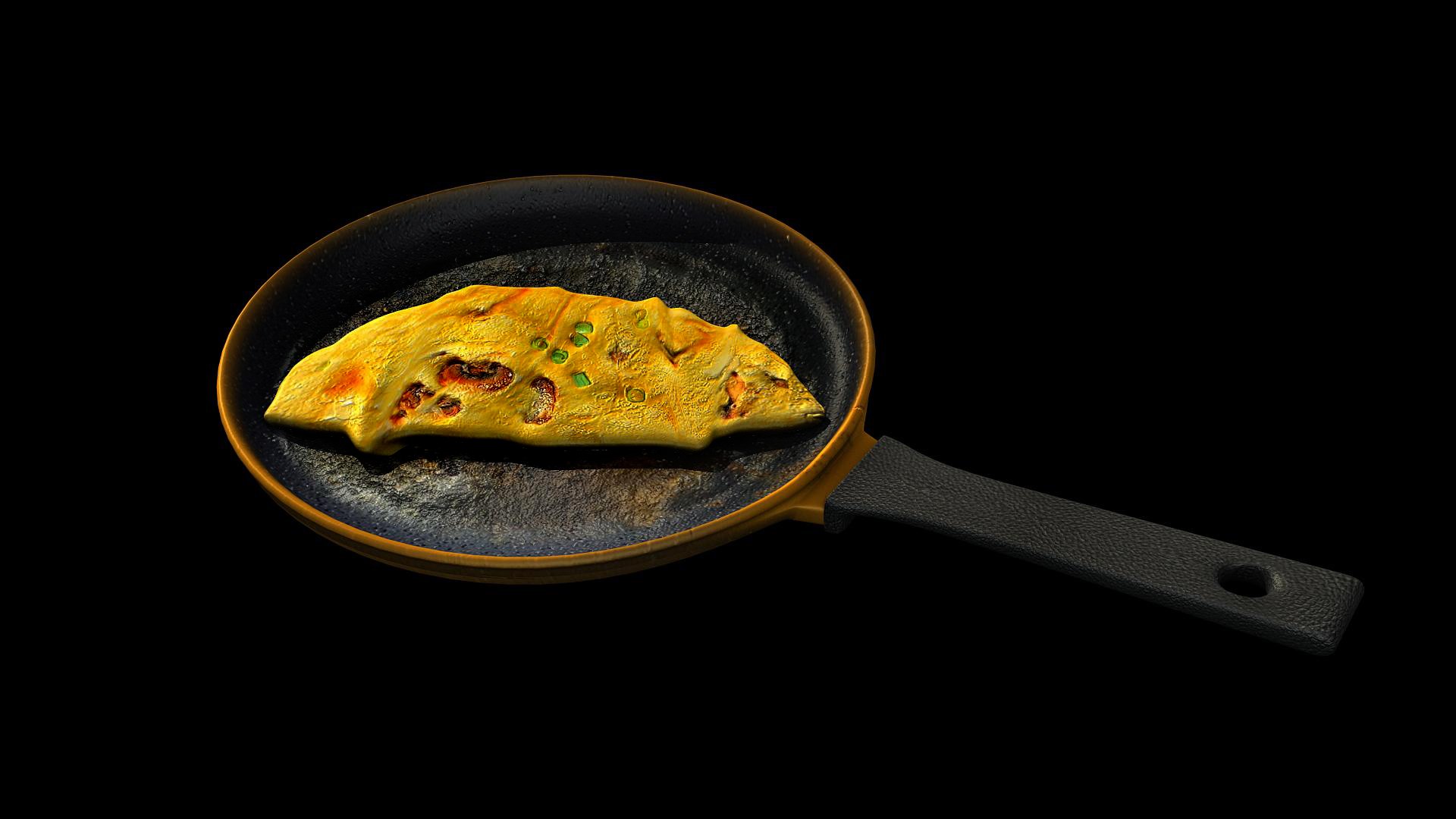 Omelette 3D Model - TurboSquid 2024980