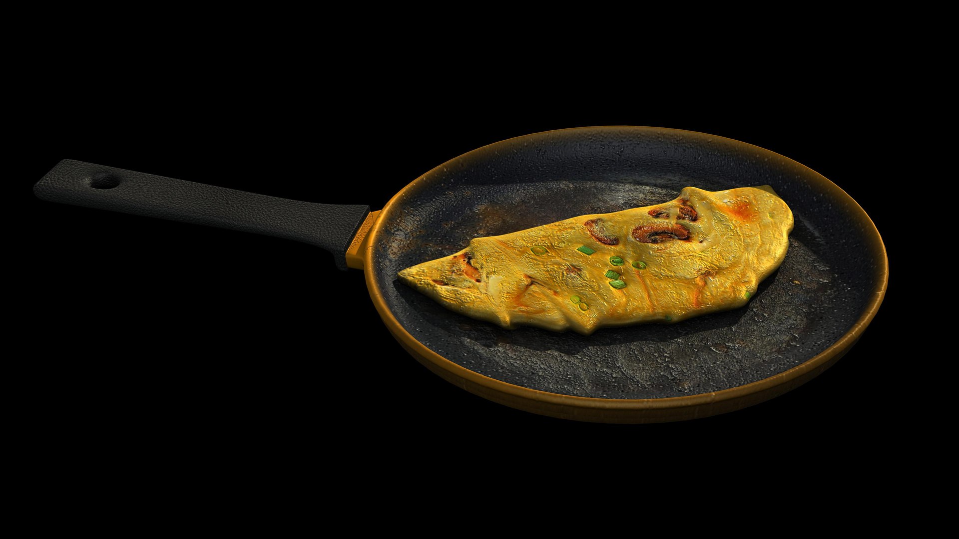 Omelette 3D Model - TurboSquid 2024980