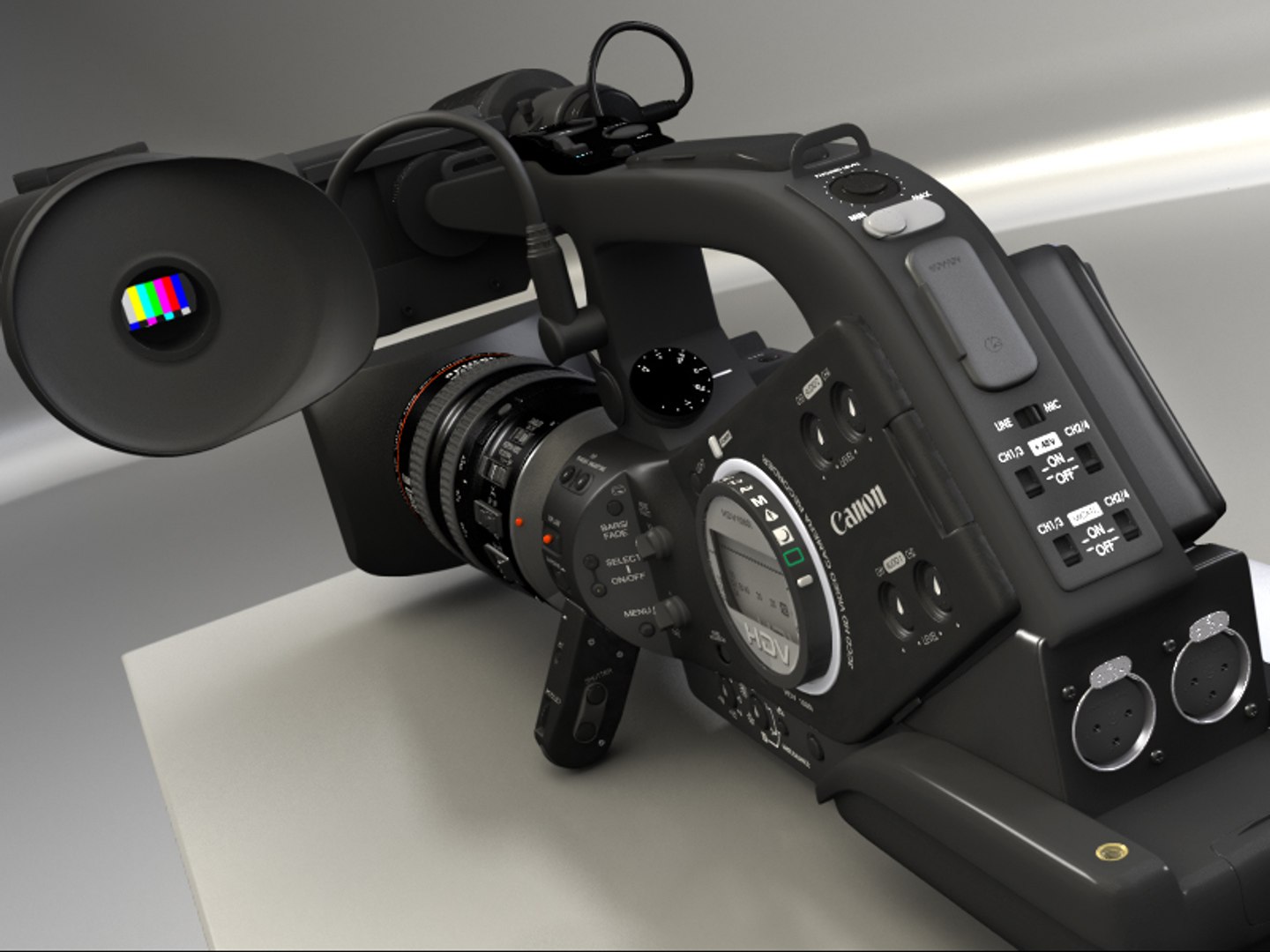 canon video camera mapped lwo