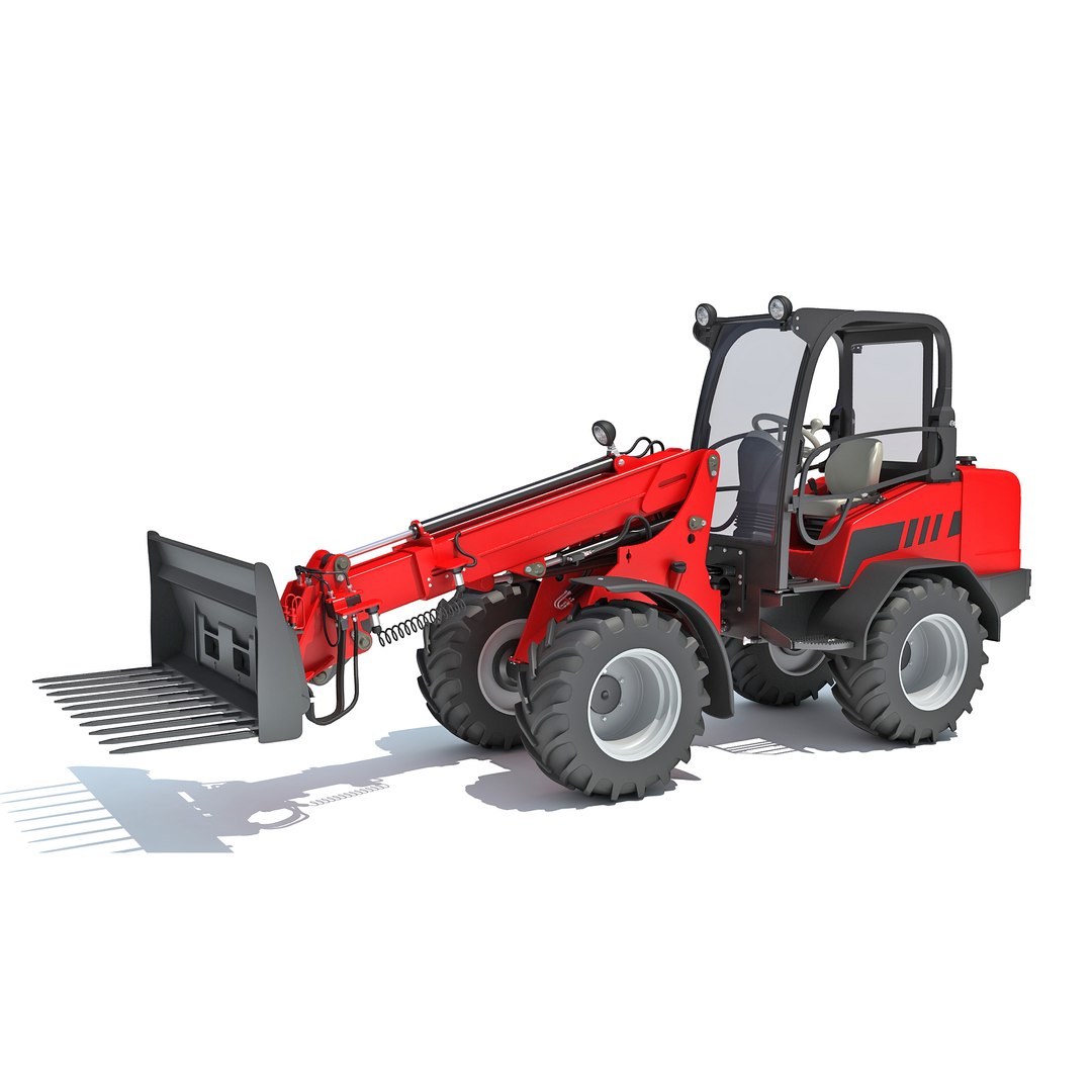 3D Grab Bucket Telehandler - TurboSquid 2036557