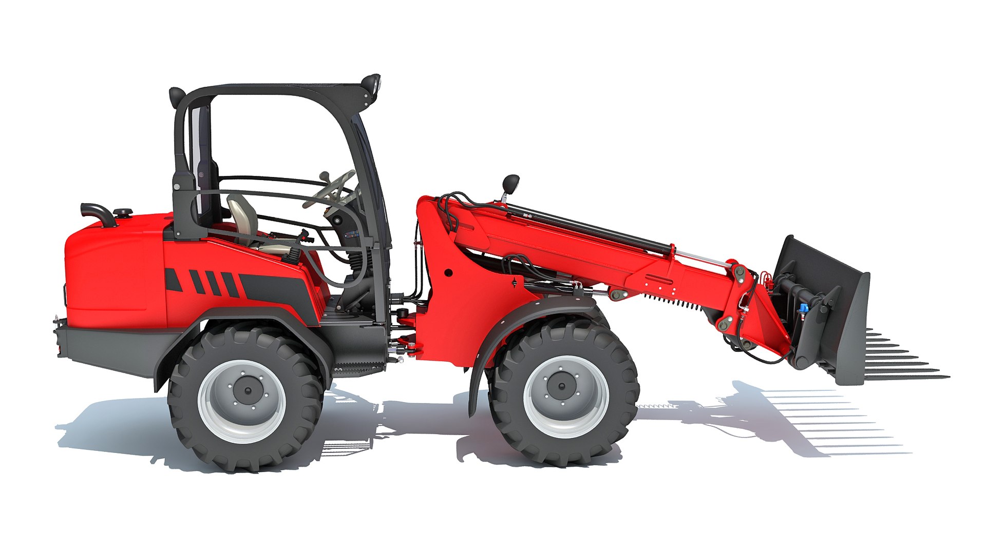 3D Grab Bucket Telehandler - TurboSquid 2036557