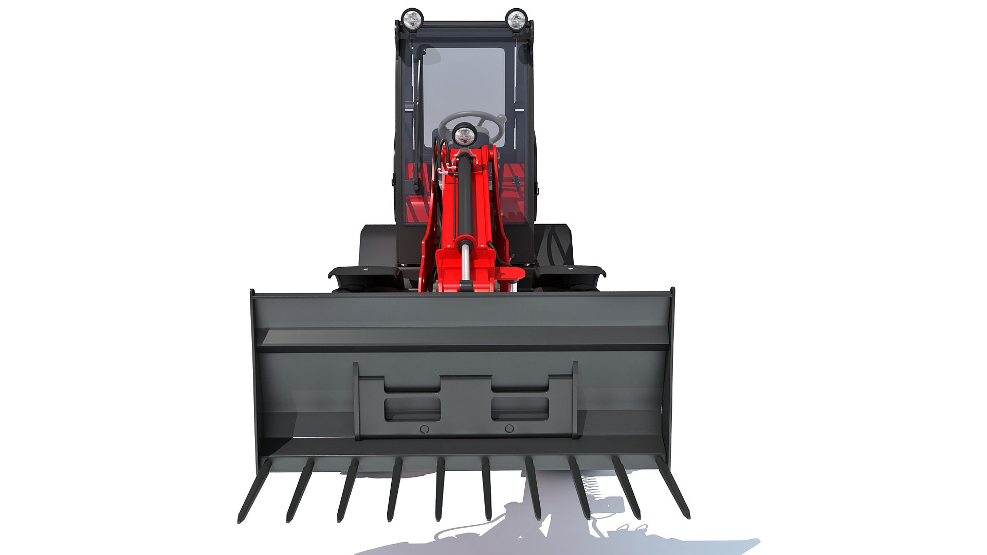 3D Grab Bucket Telehandler - TurboSquid 2036557