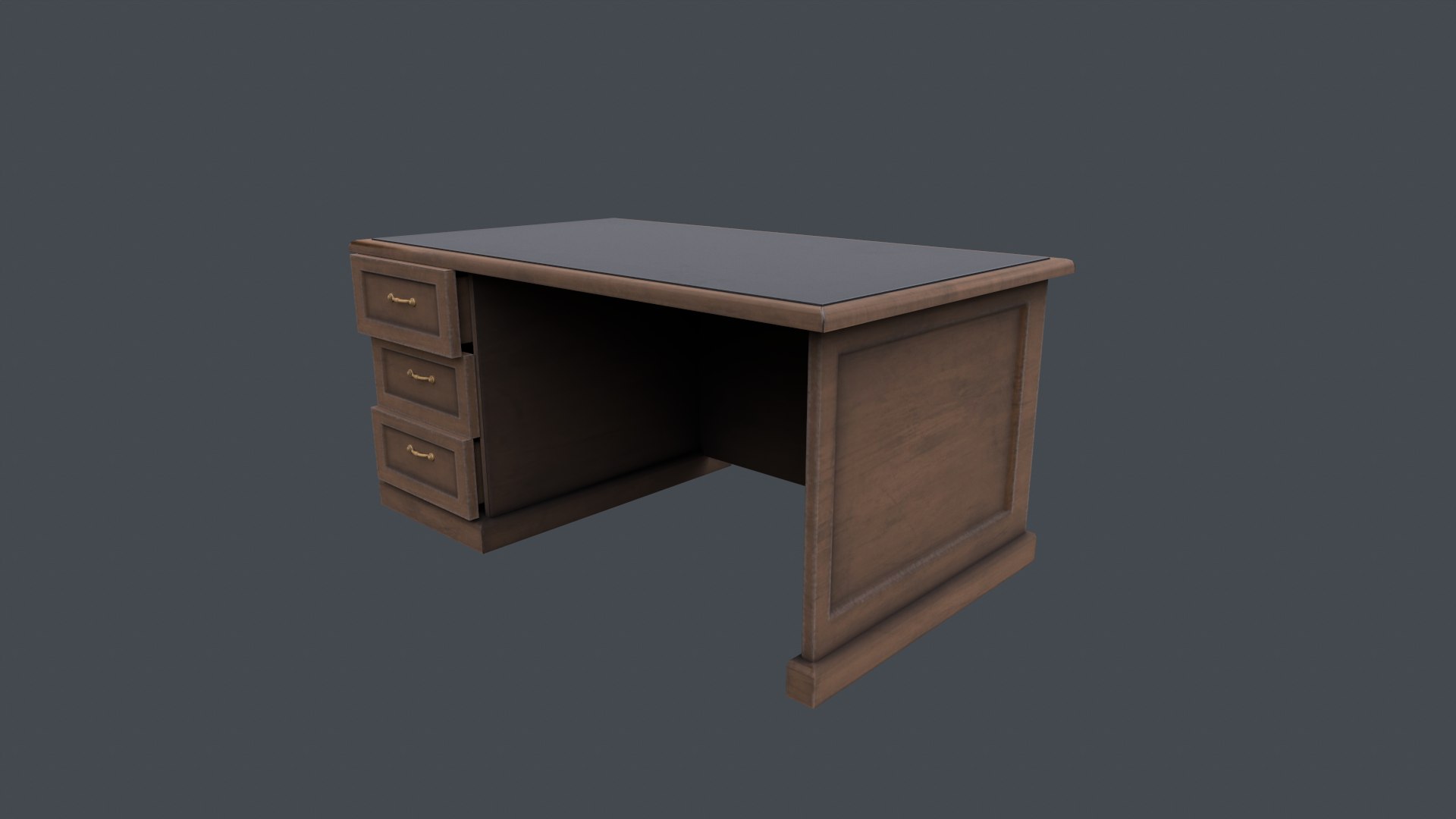 Office Table 3D Model - TurboSquid 2366014