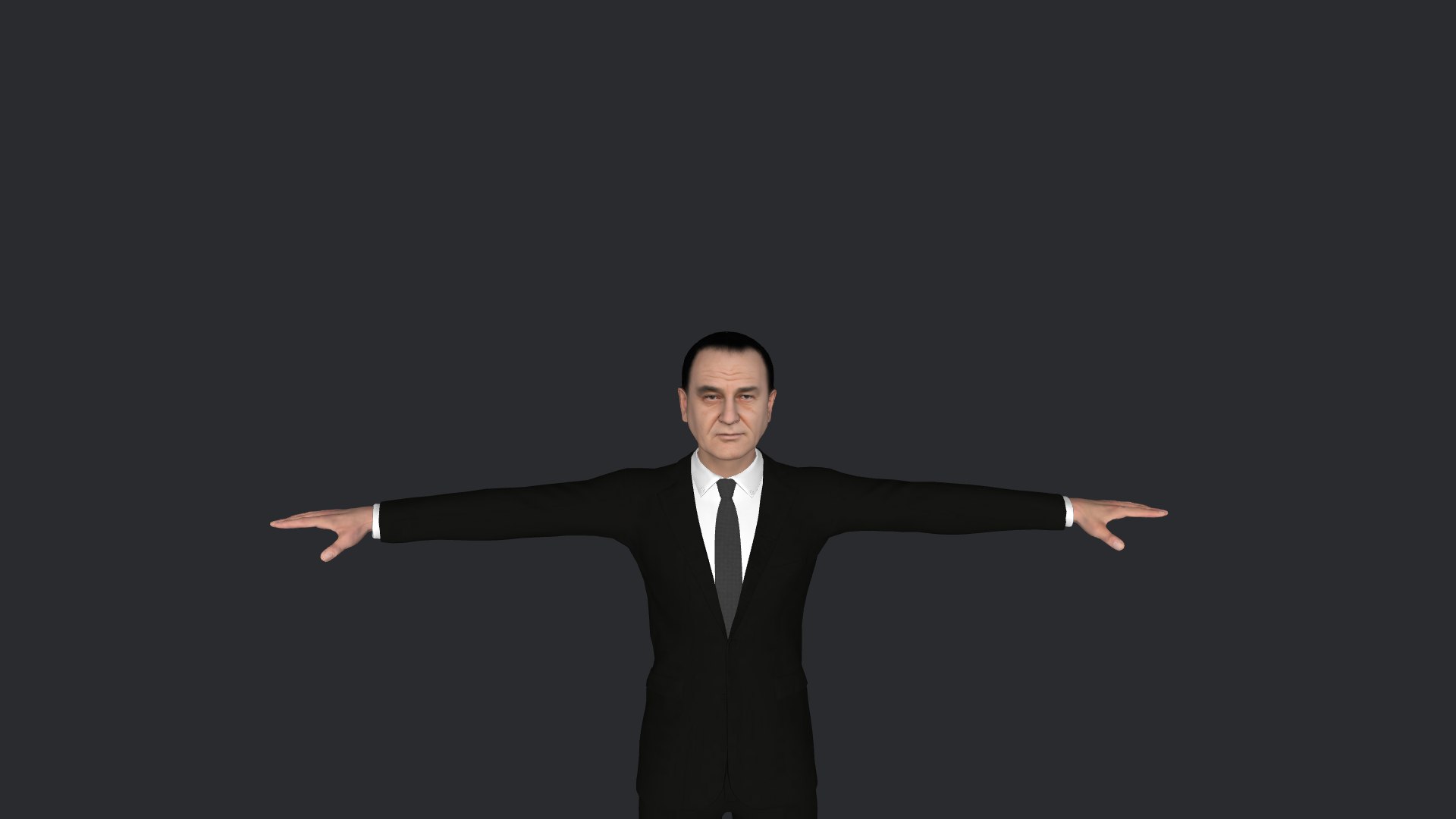 3D Lyndon B Johnson Hyper Realistic Full Body Fully Rigged 3D Character ...