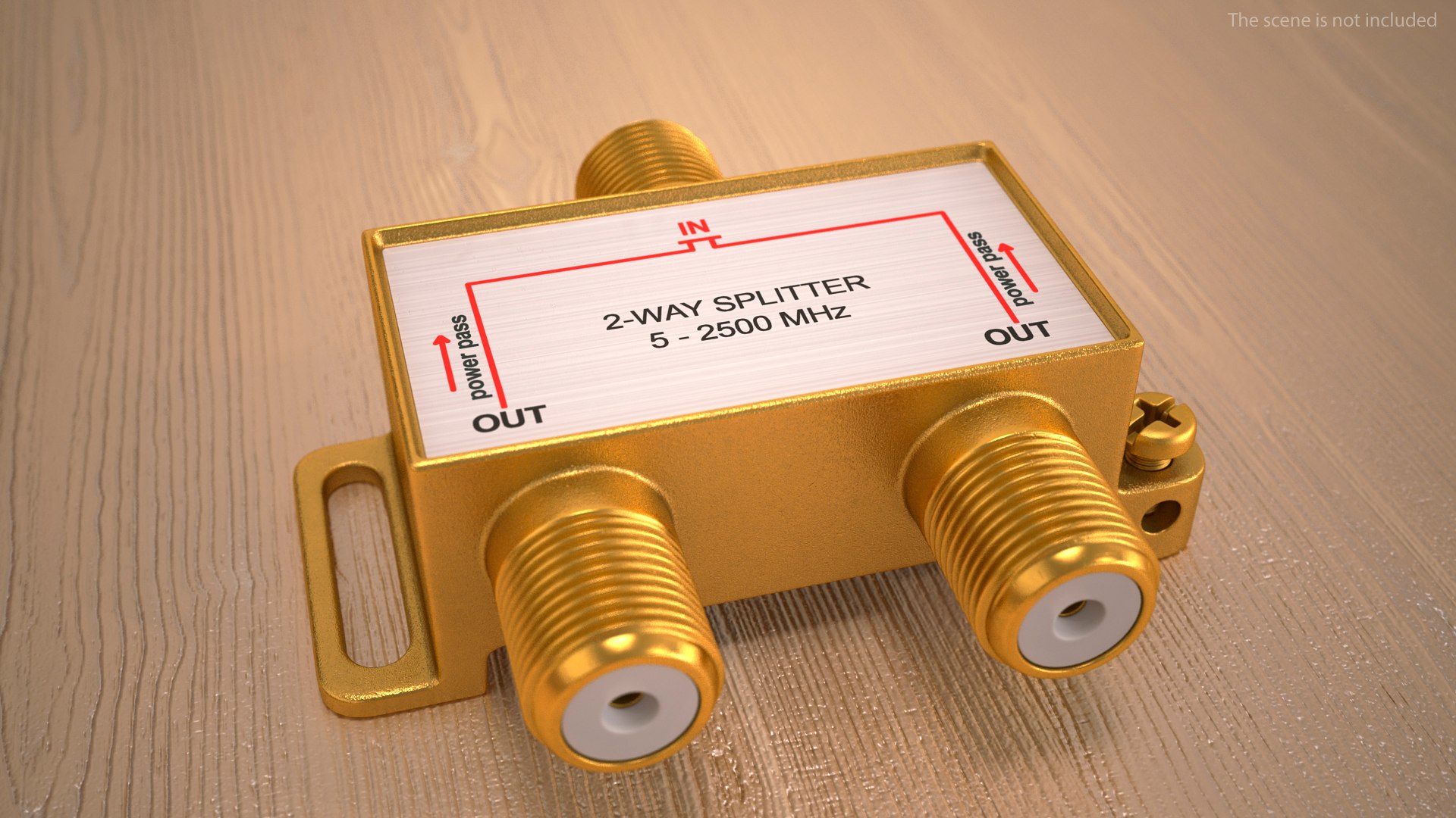 3D Model CATV Coaxial Cable 2 Way Splitter - TurboSquid 1777325
