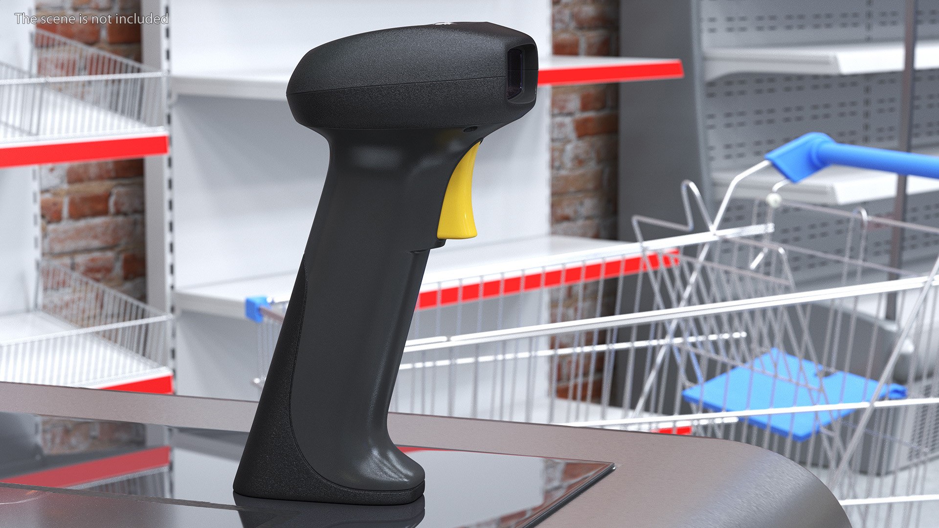 3D 2D Scanning Barcode Scanner Model - TurboSquid 2113220