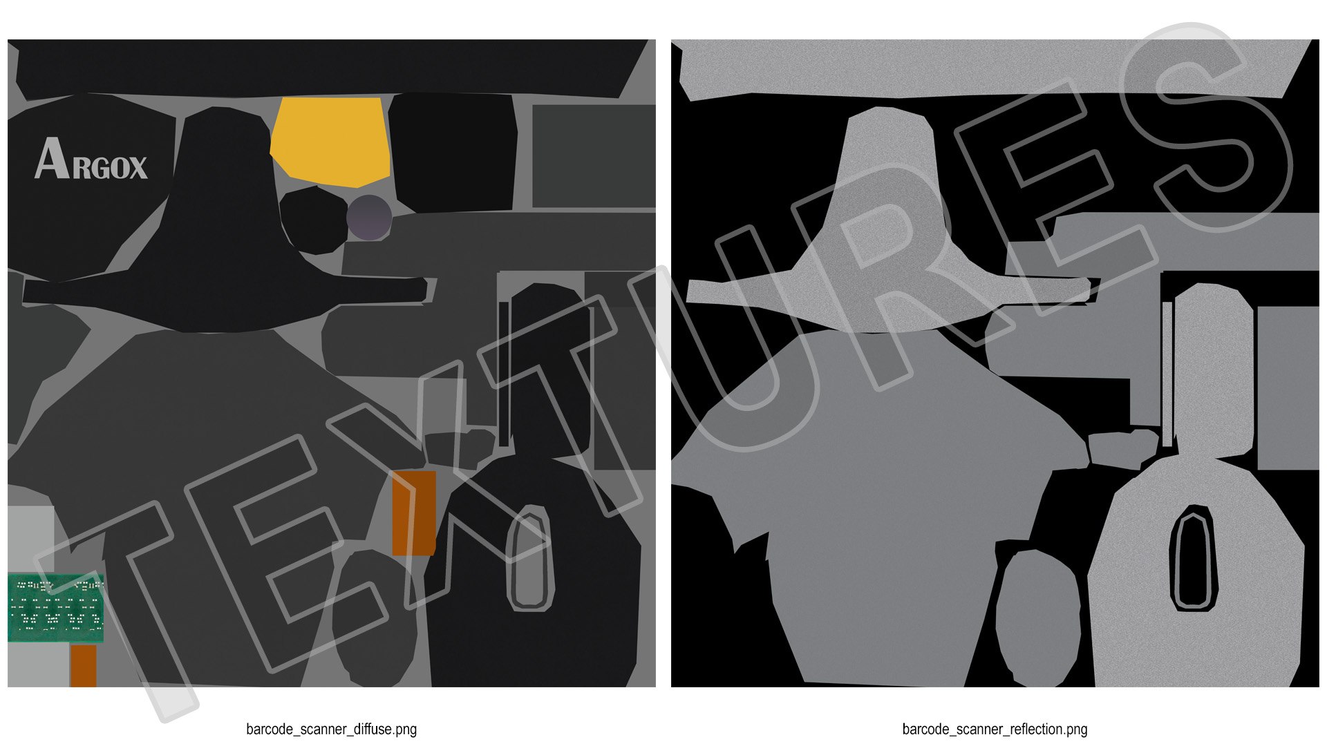 3D 2D Scanning Barcode Scanner Model - TurboSquid 2113220