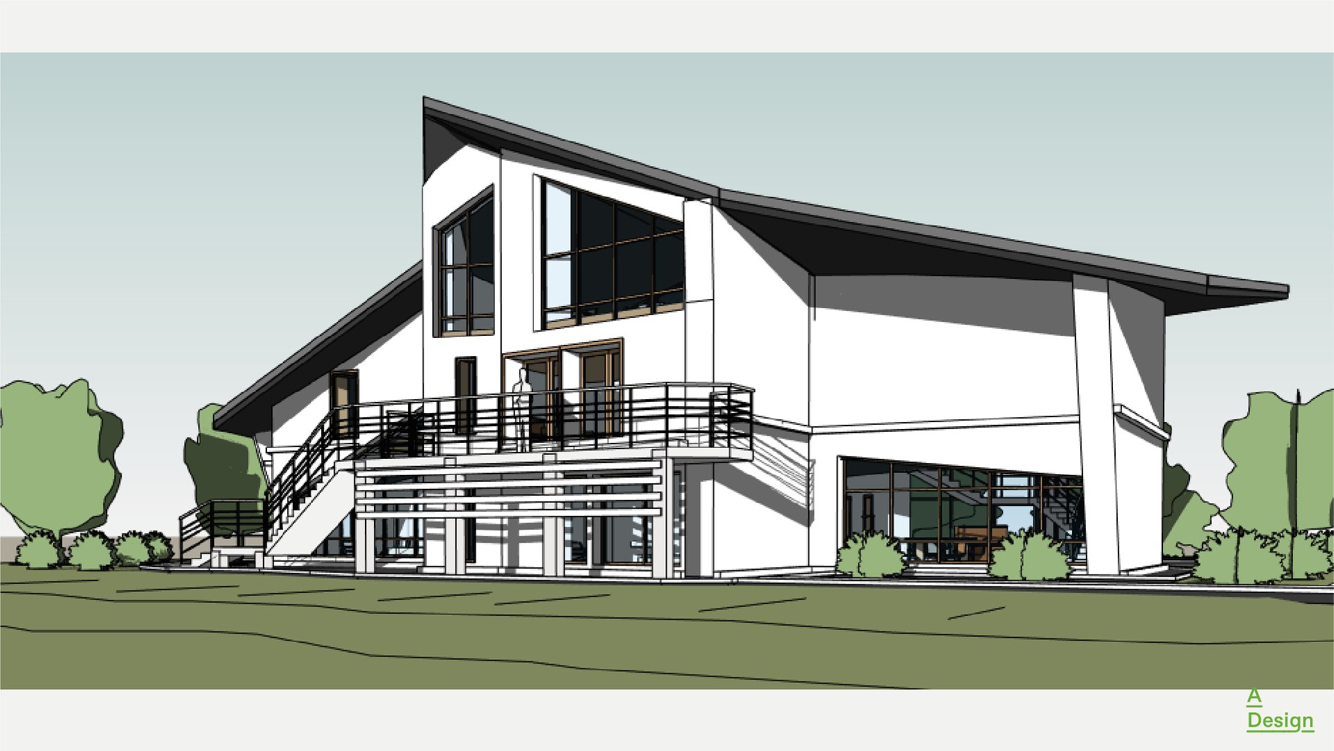 3D Model Boring House - Revit Model - TurboSquid 2017811