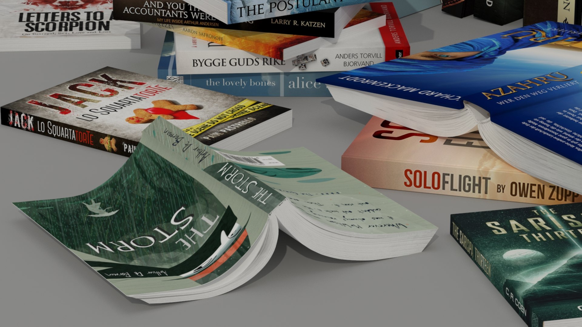3D Collection Of Simple And High Quality Models Of Books And ...