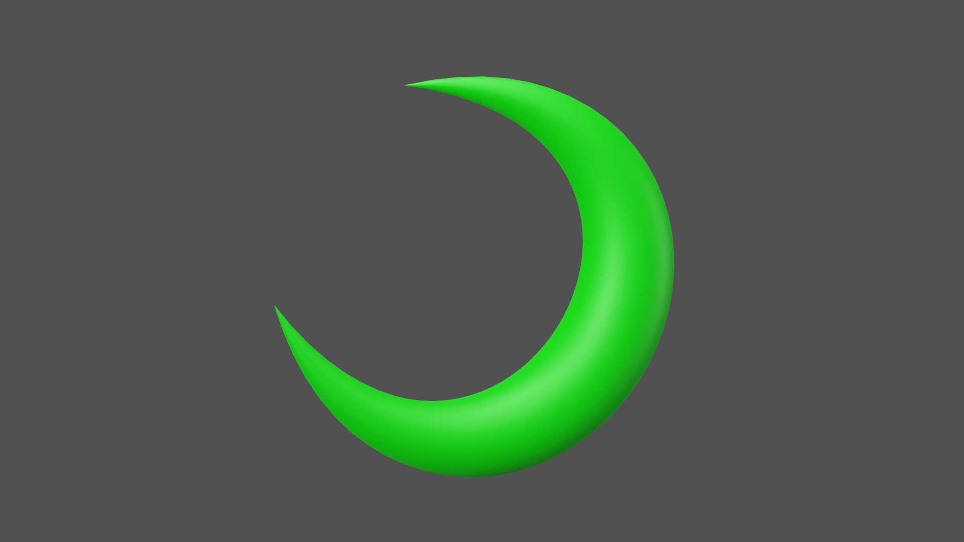 Green Moon 3D Model - TurboSquid 2036288