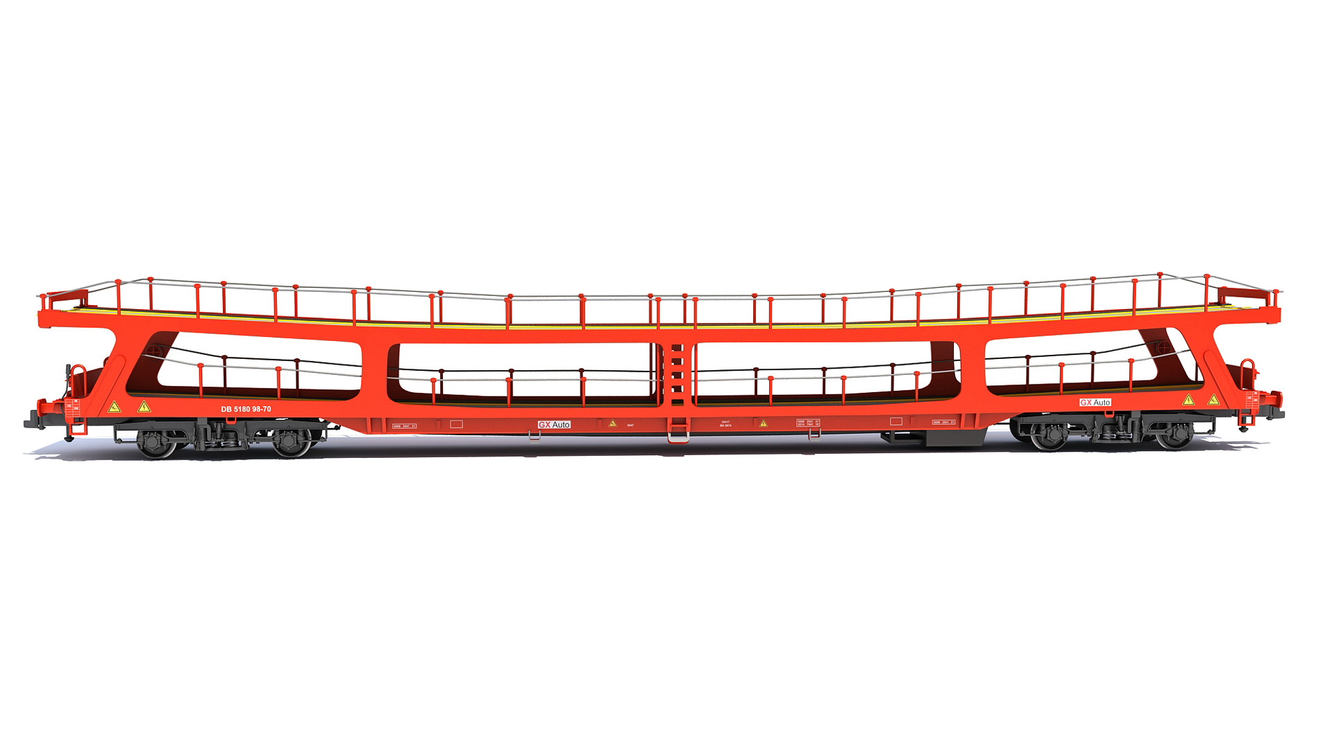 3D model car transporter railroad wagon - TurboSquid 1595594