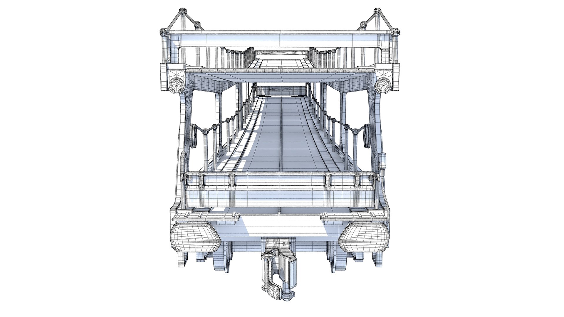 3D Model Car Transporter Railroad Wagon - TurboSquid 1595594