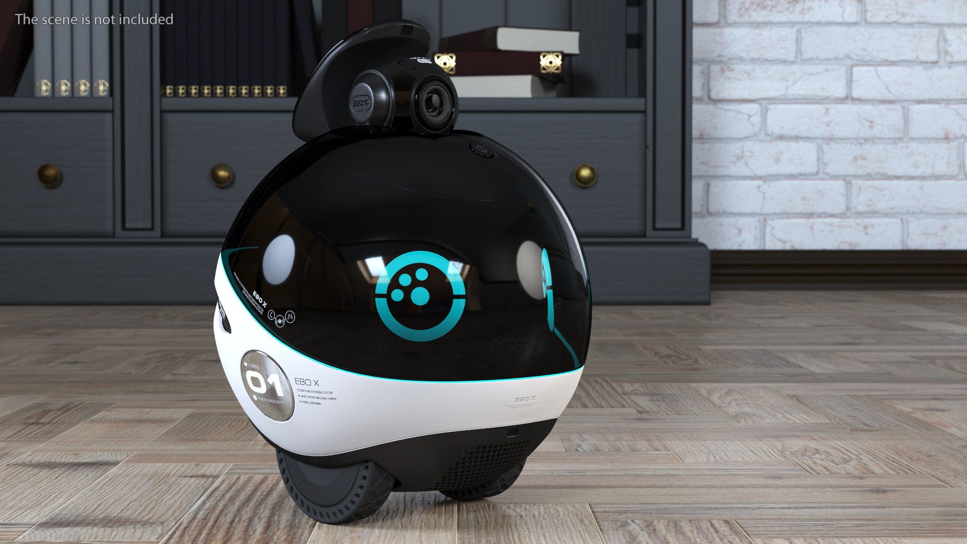 Enabot EBO X Companion Robot Blue 3D - TurboSquid 2132273