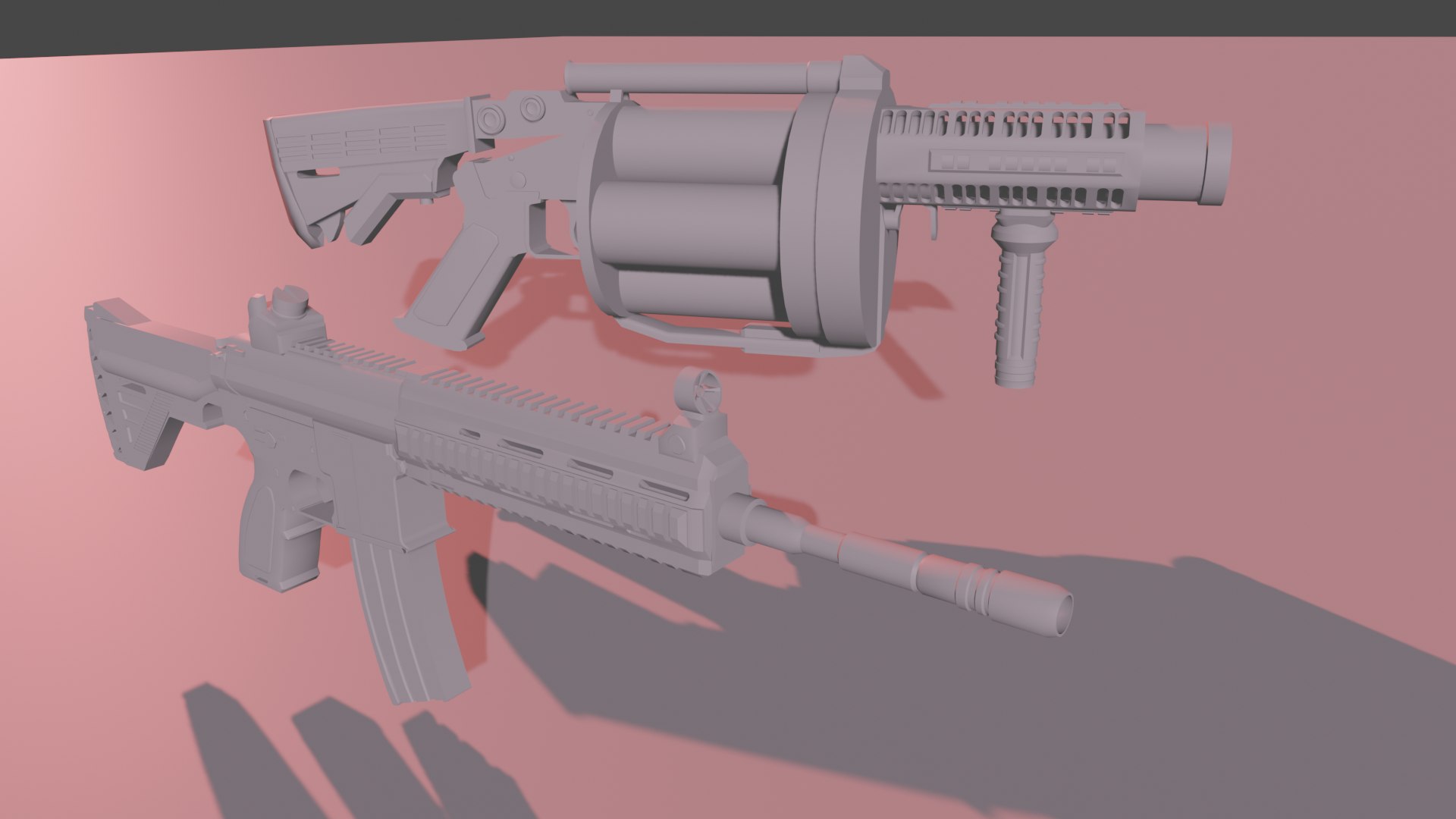 3D 3d Weapons Guns Pack - TurboSquid 1928195