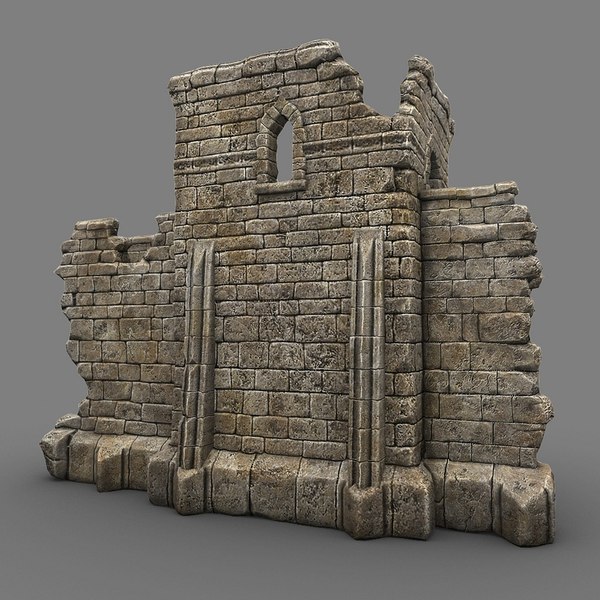 3d tower ruin
