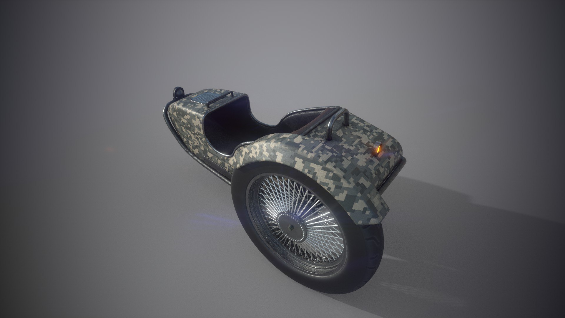Military Sidecar 3D Model - TurboSquid 1868374