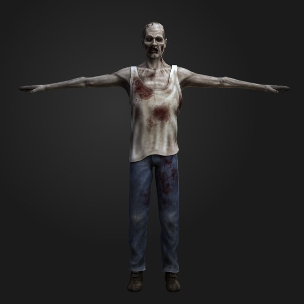 modelo 3d Zombie Rigged - TurboSquid 799563