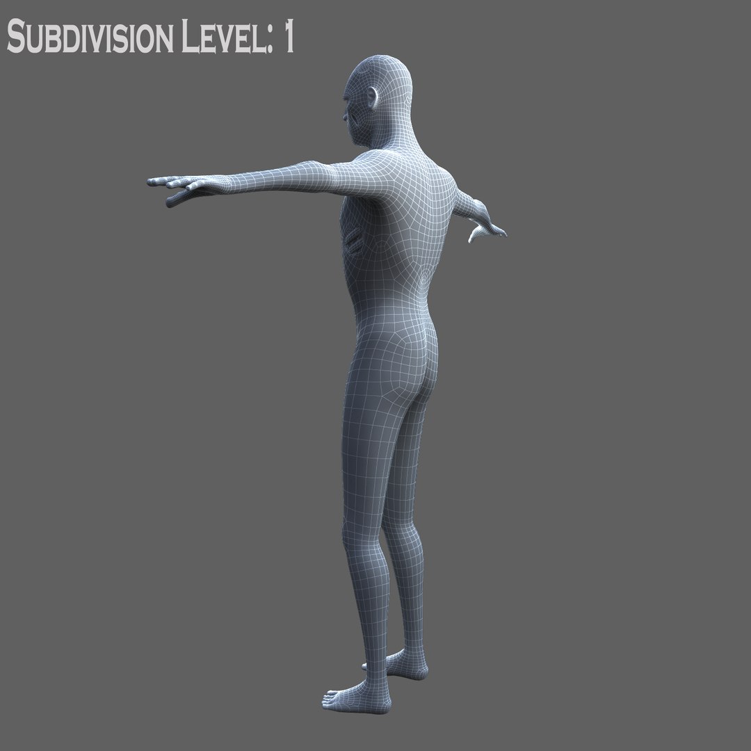 zombie character rig 3d model