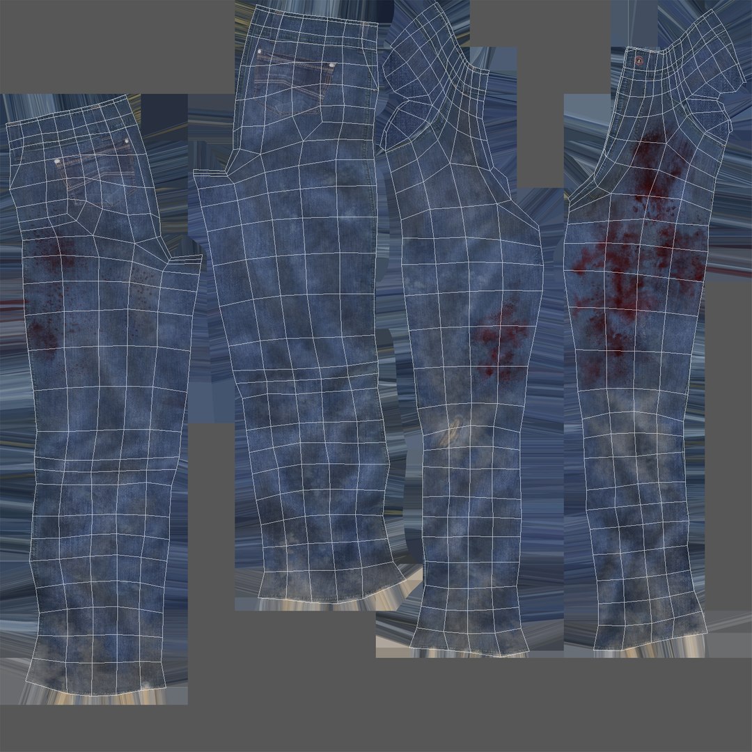 zombie character rig 3d model