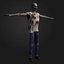 Zombie Character Rig 3d Model