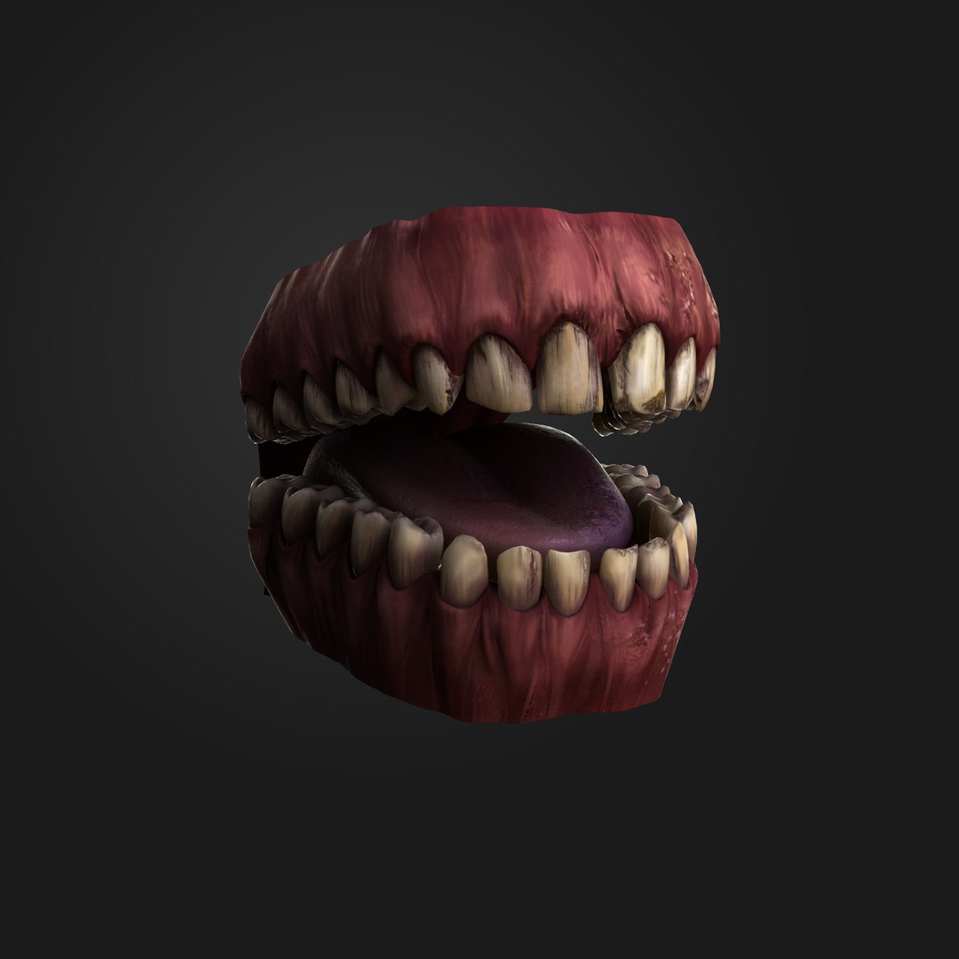 zombie character rig 3d model