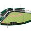 3d Model Of Minor Baseball Stadium