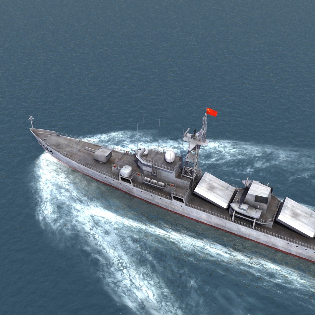 Type 053h1g Frigate 3d Max