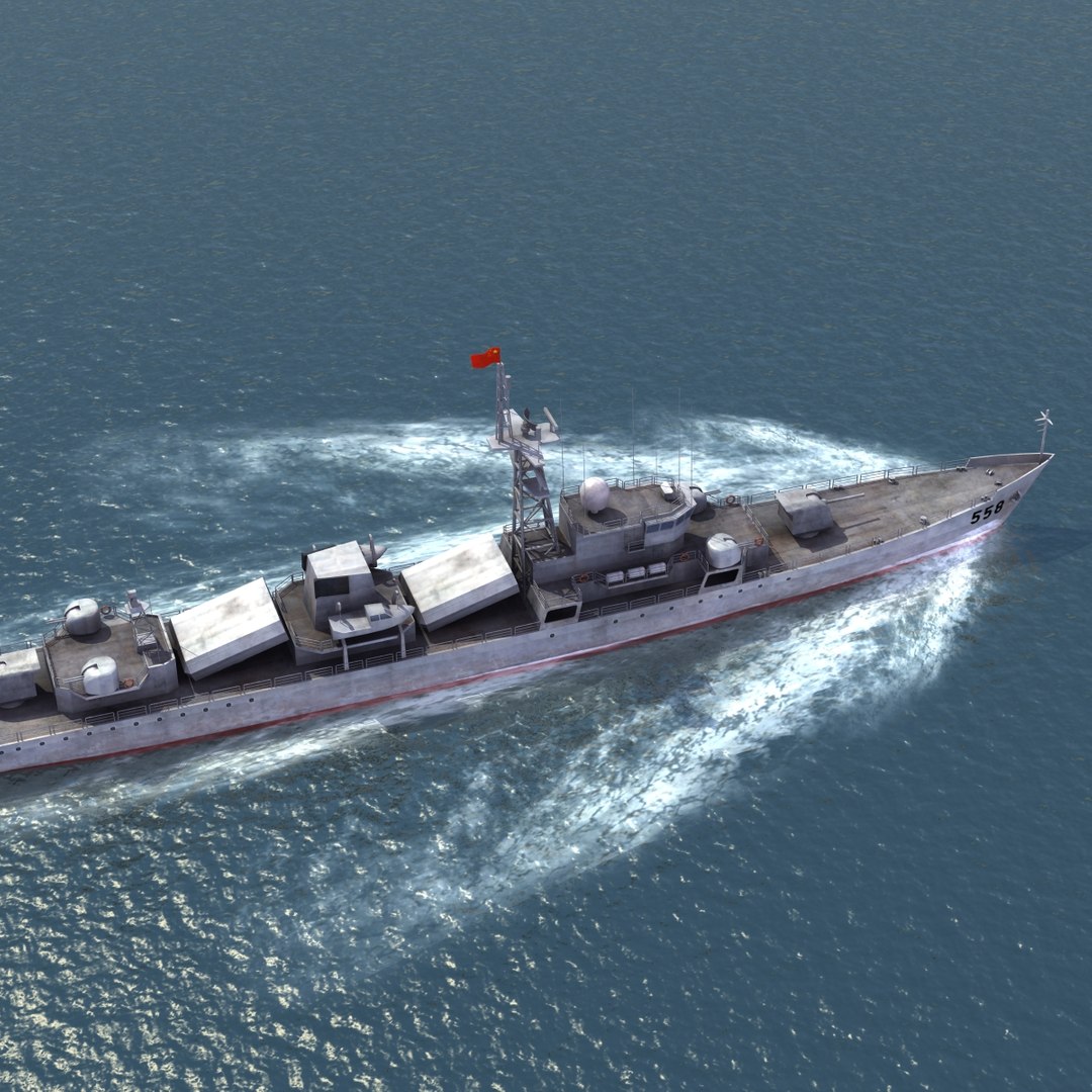 Type 053h1g Frigate 3d Max