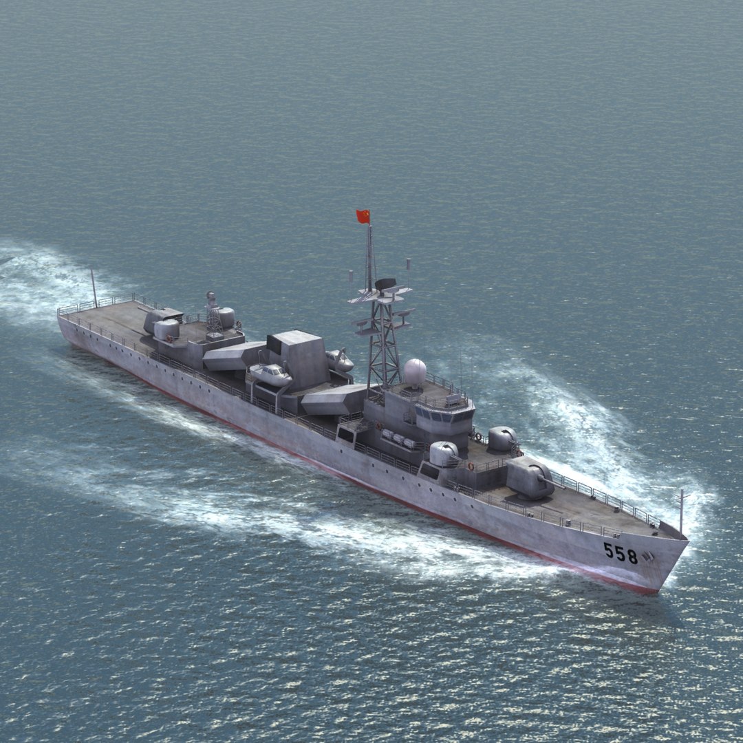 Type 053h1g Frigate 3d Max