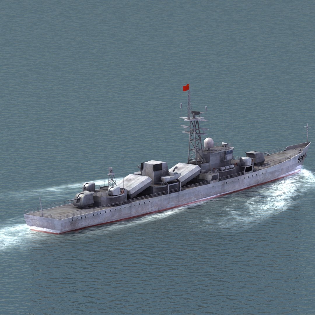 Type 053h1g Frigate 3d Max