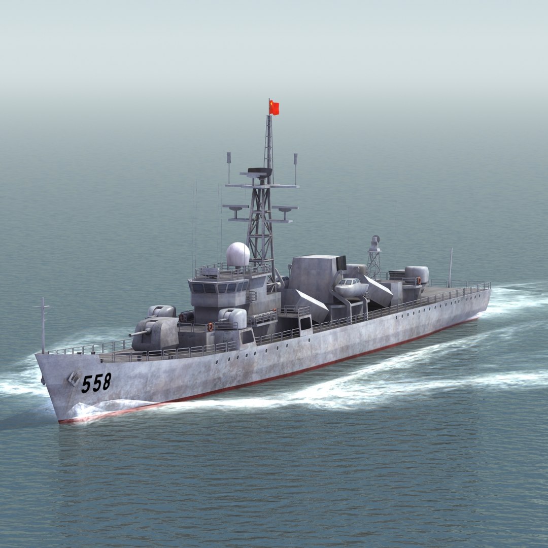 Type 053h1g Frigate 3d Max