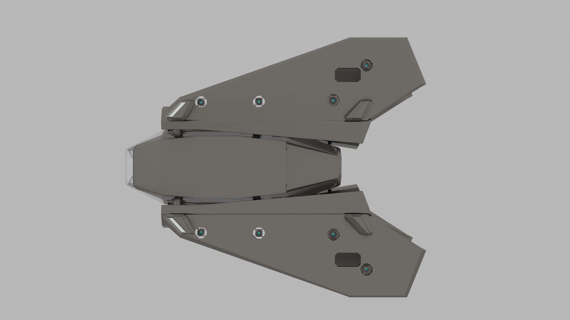 3D Sci-Fi Small Starship - TurboSquid 2102708