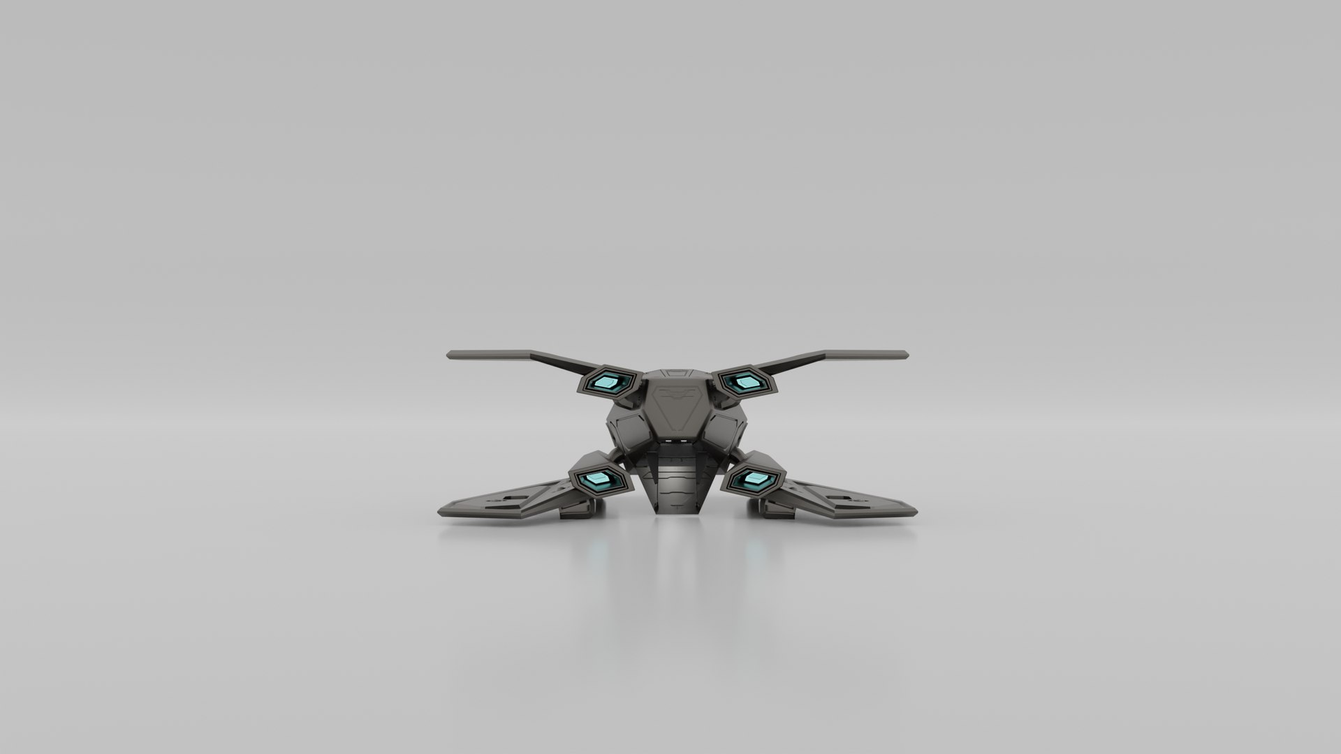 3D Sci-Fi Small Starship - TurboSquid 2102708