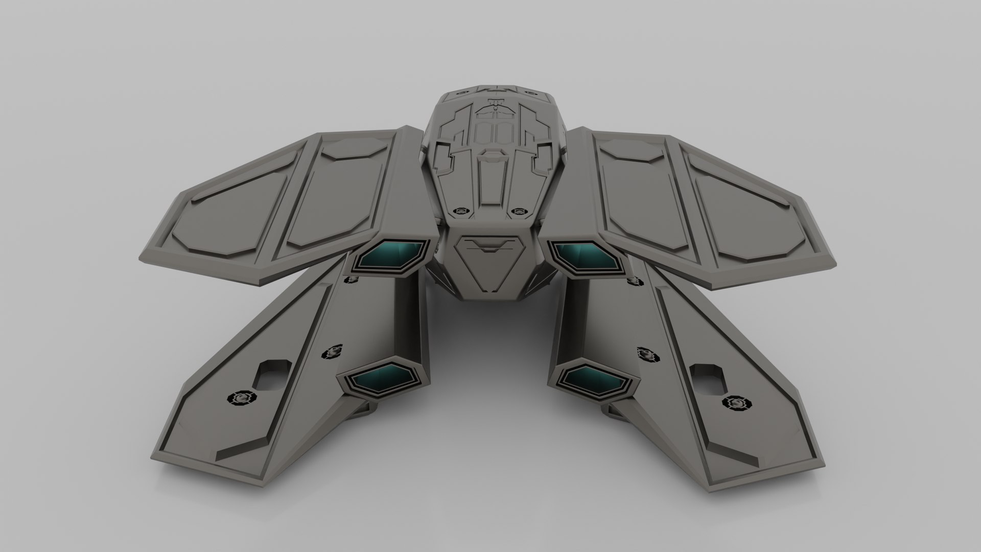 3D Sci-Fi Small Starship - TurboSquid 2102708